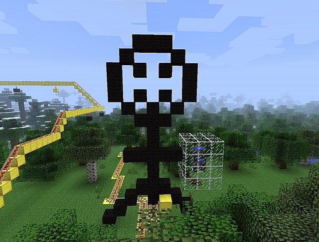 Follow The Yellow Pee Road! Minecraft Map