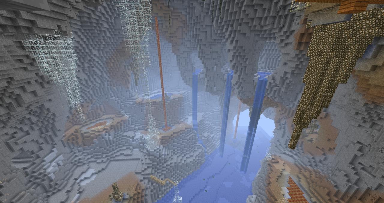 The Glittering Caverns - Caved in submission Minecraft Map