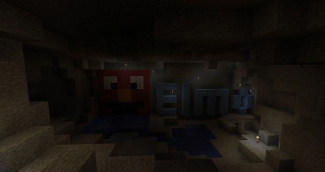 The evil cave of Elmo1918 Minecraft Map
