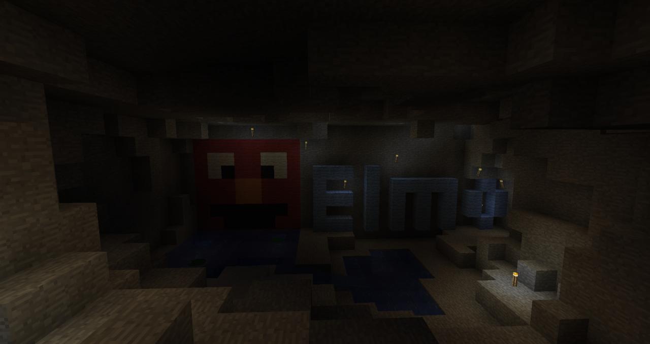 The evil cave of Elmo1918 Minecraft Map