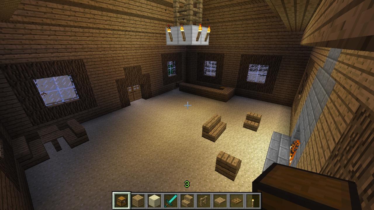 Cool Log Cabin Minecraft Map