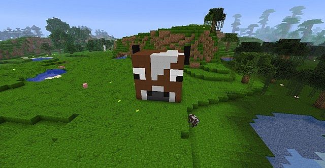 Large Cow Head (idea from the yogscast tekkit) Minecraft Map