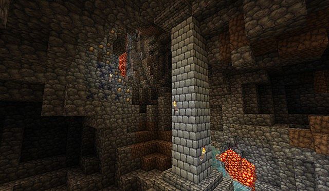 Ore cave Minecraft Map