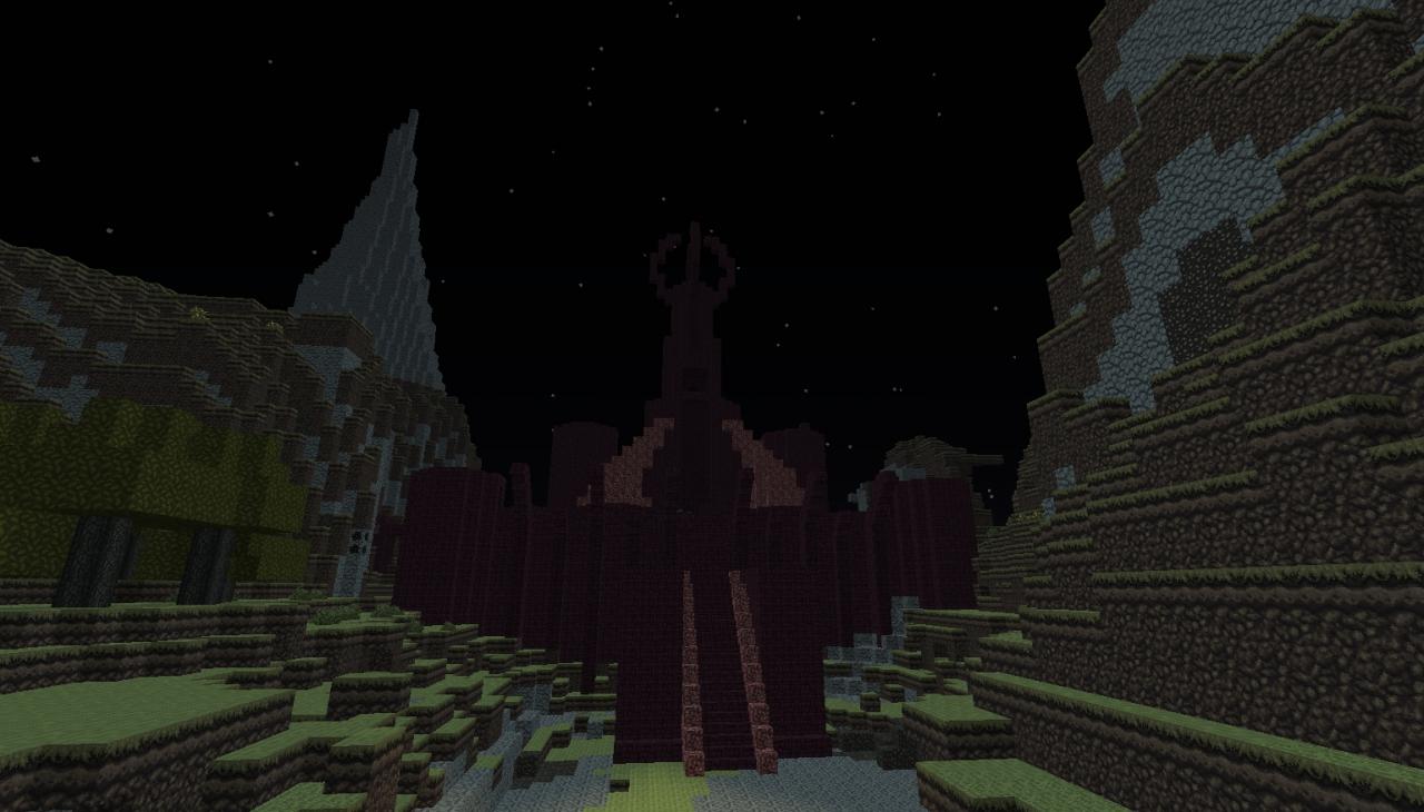 Evil Castle-made in the normal world-100% survival Minecraft Map