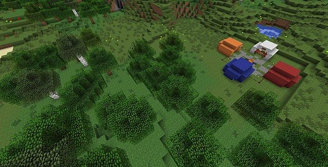 Campfire in the Wilderness Minecraft Map