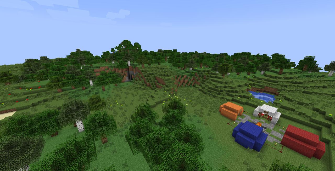 Campfire in the Wilderness Minecraft Map