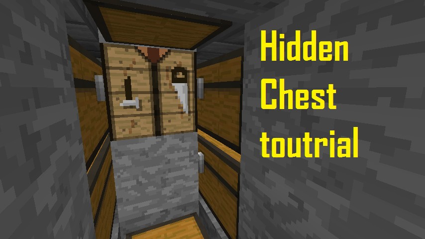 Hidden Chest tutorial - Minecraft tutorial Minecraft Project