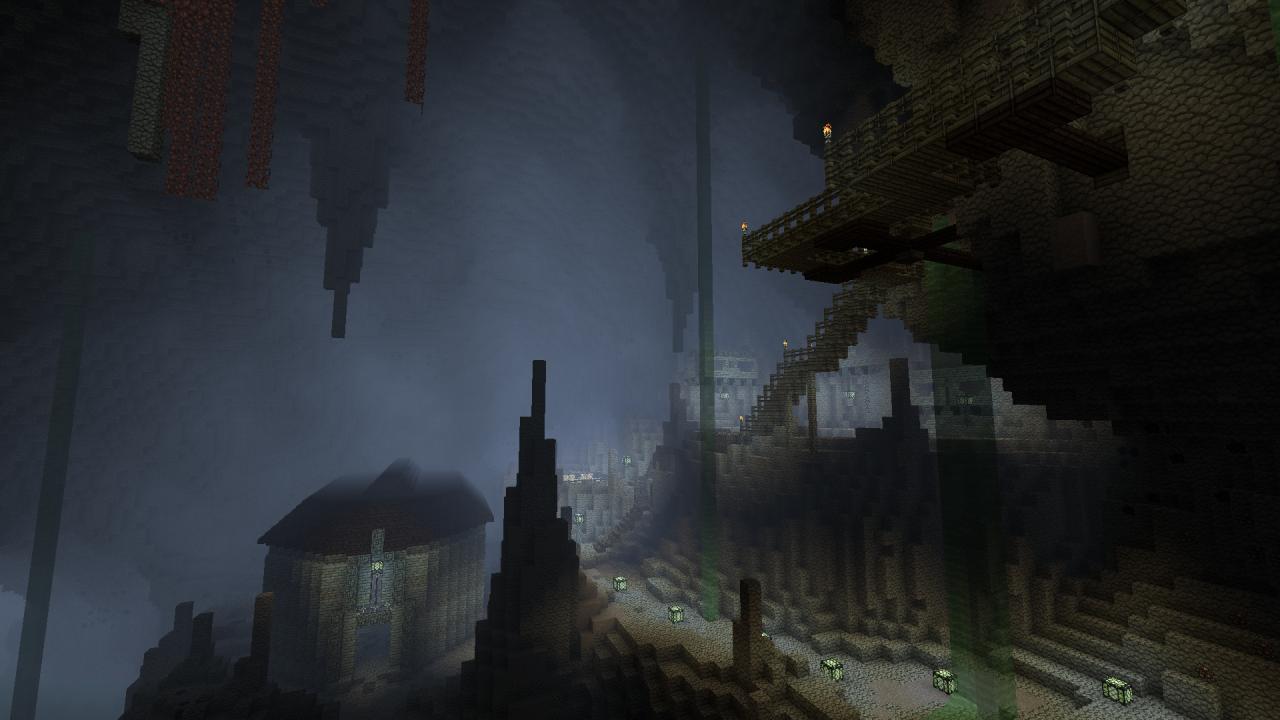 The City of New Bane (caved in contest Minecraft Map