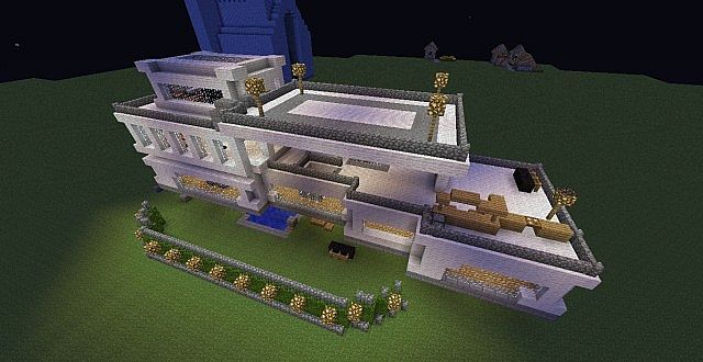 The back of the house. Minecraft Map