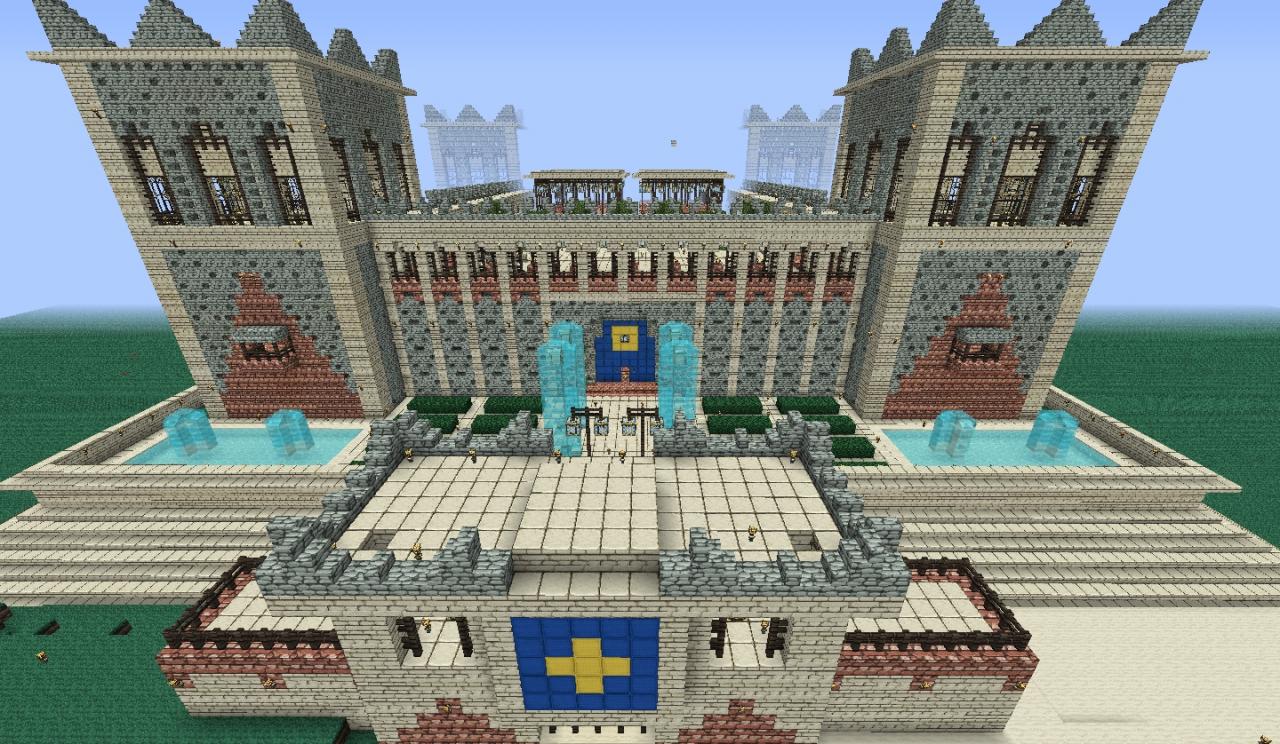 Sandstone fort Minecraft Map
