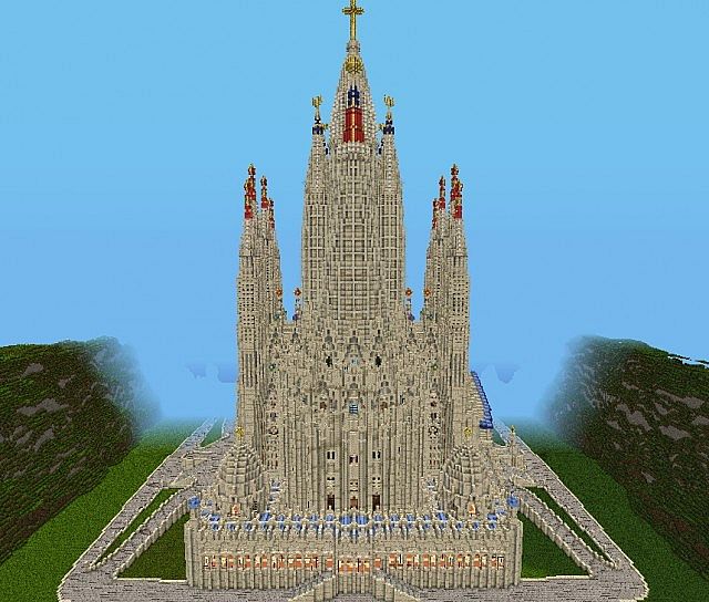 [Cathedral] Sagrada Familia by Swabian Minecraft Map