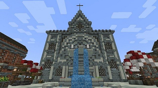 cathedral build Minecraft Map