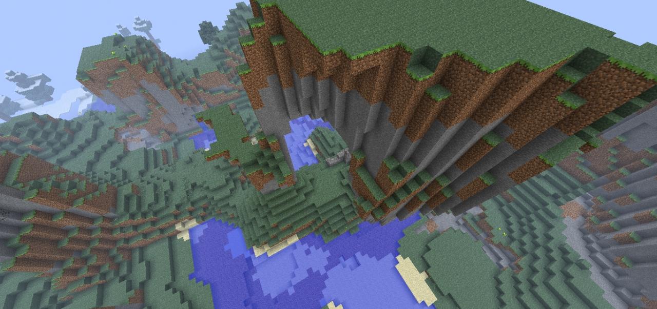 AWESOME ROCK FORMATIONS Minecraft Map