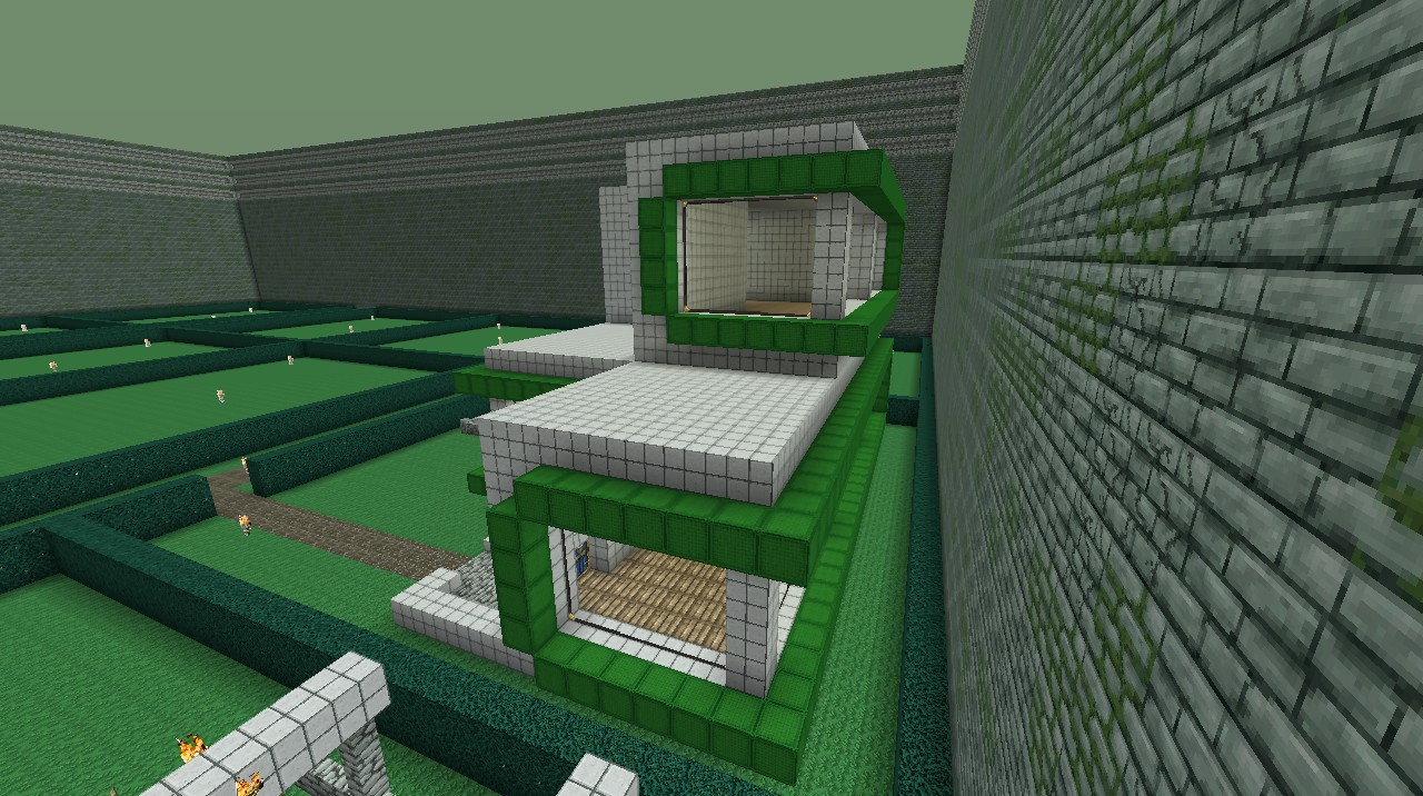 Green Cube3 Concept House Minecraft Map