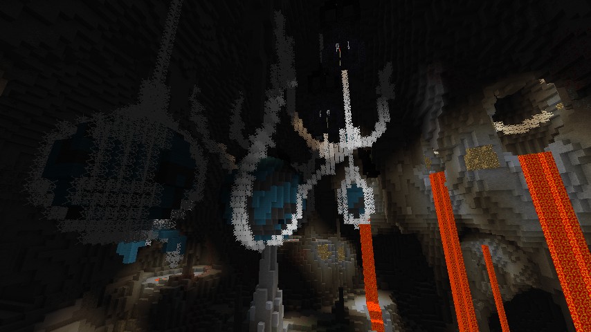 The cave of the Lava Spiders Minecraft Map
