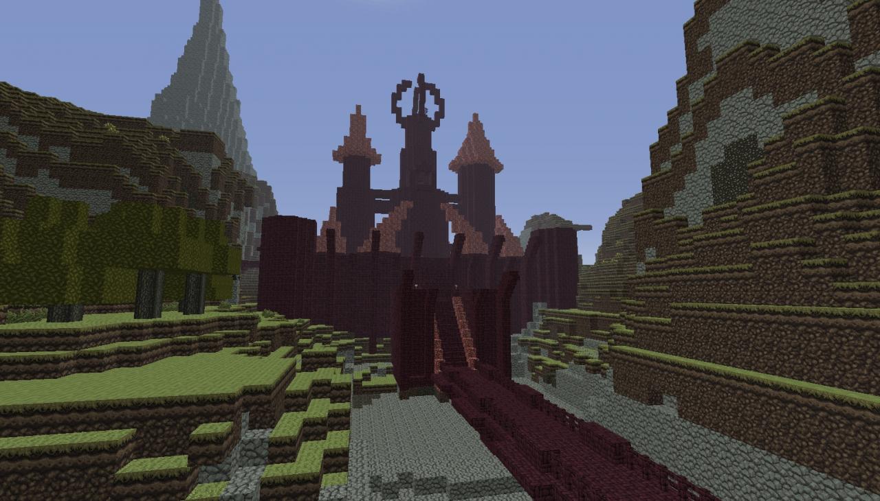 Evil Castle-made in the normal world-100% survival Minecraft Map