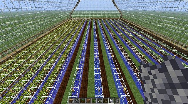 Green House Garden Minecraft Map