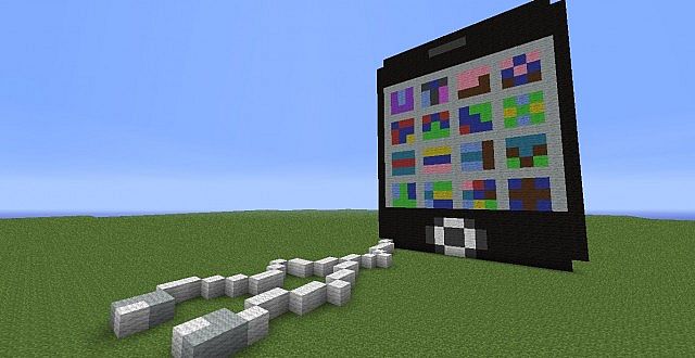 Giant iPod Minecraft Map