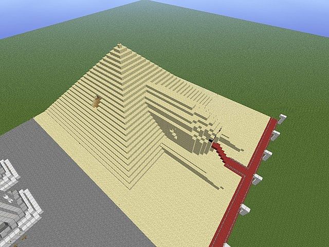 Famous Buildings - Pyramid with Sphinx Minecraft Map