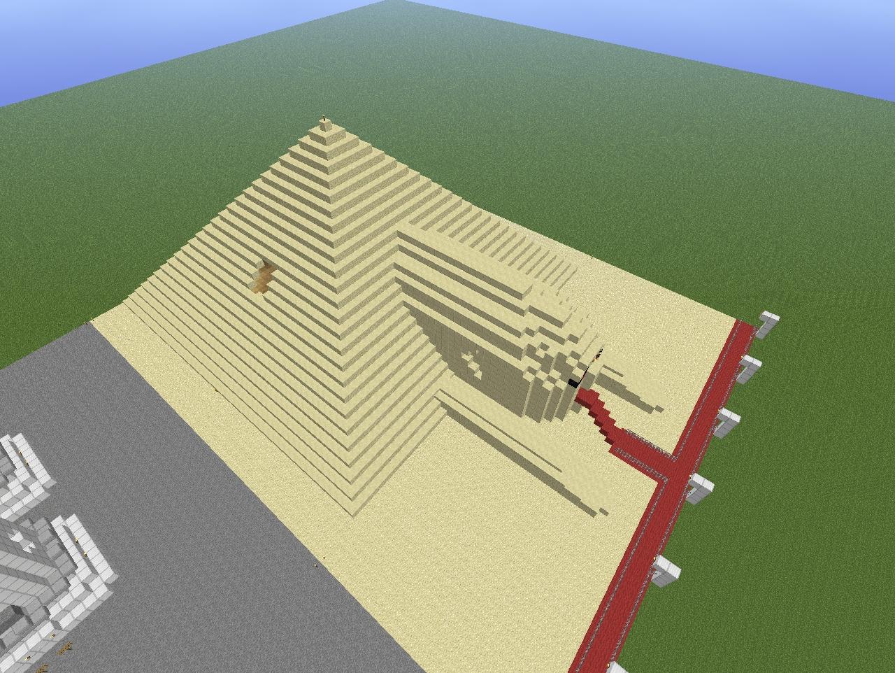Famous Buildings - Pyramid with Sphinx Minecraft Map