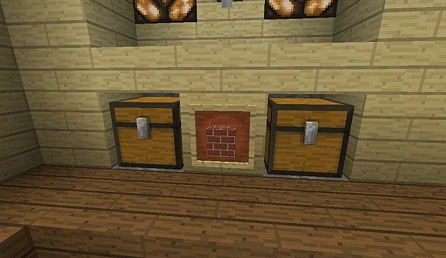 High-Detail Chest Room Minecraft Map