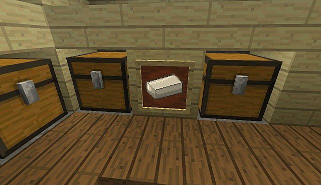 High-Detail Chest Room Minecraft Map