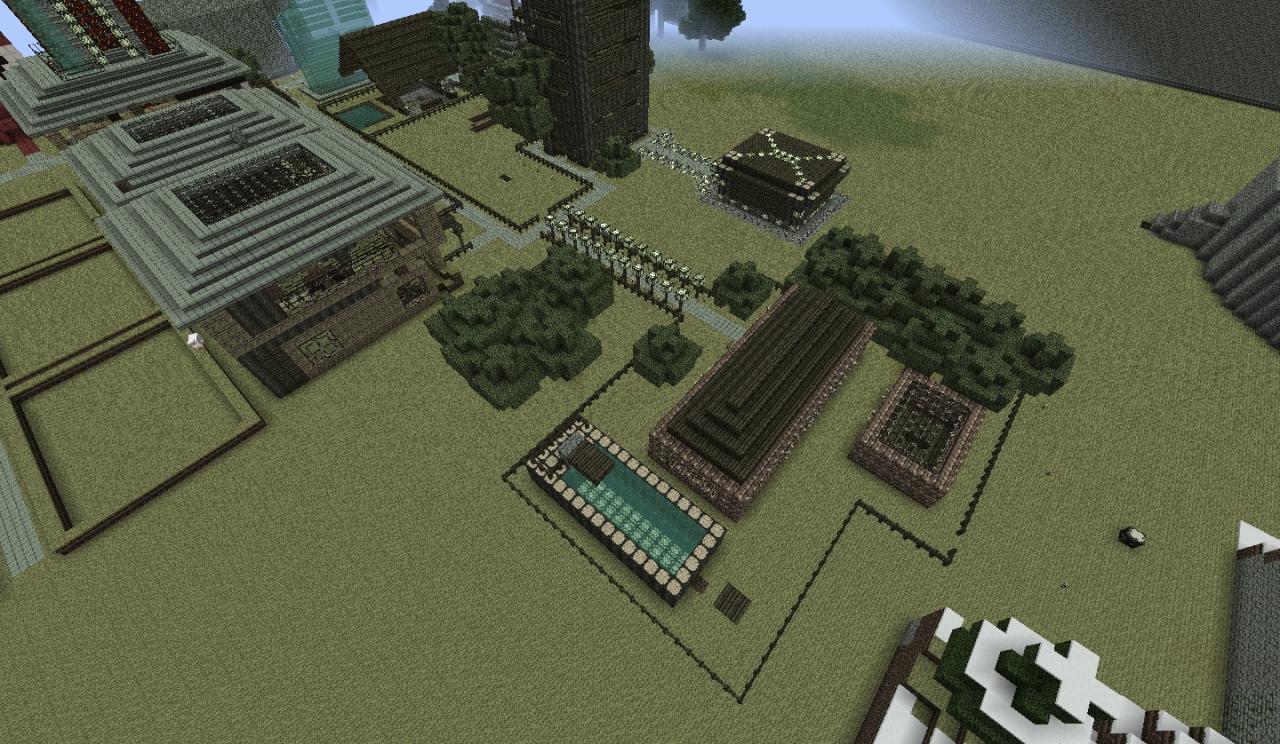 Town Minecraft Map