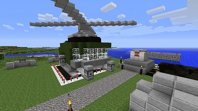 Minecraft Military Base Attack