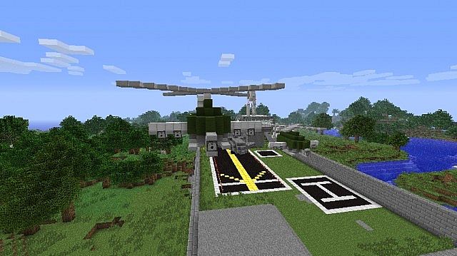 Military Bases (Air Force, Navy and Marine outposts) Minecraft Map