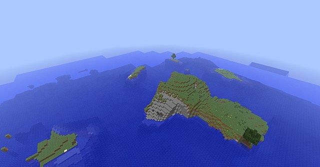 The Survival Island Minecraft Map