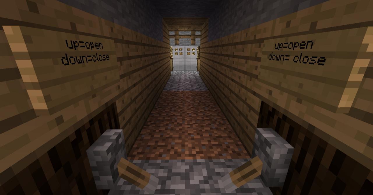 HOUSE WITH GATE AND DEFENSIVE BRIDGE ADVENTURE Minecraft Map