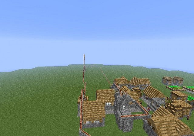 Crazy Rollercoaster Minecraft Map