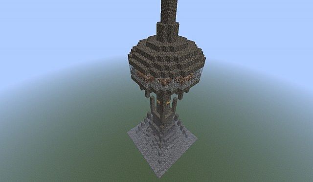 Seattle Space Needle-based tower Minecraft Map