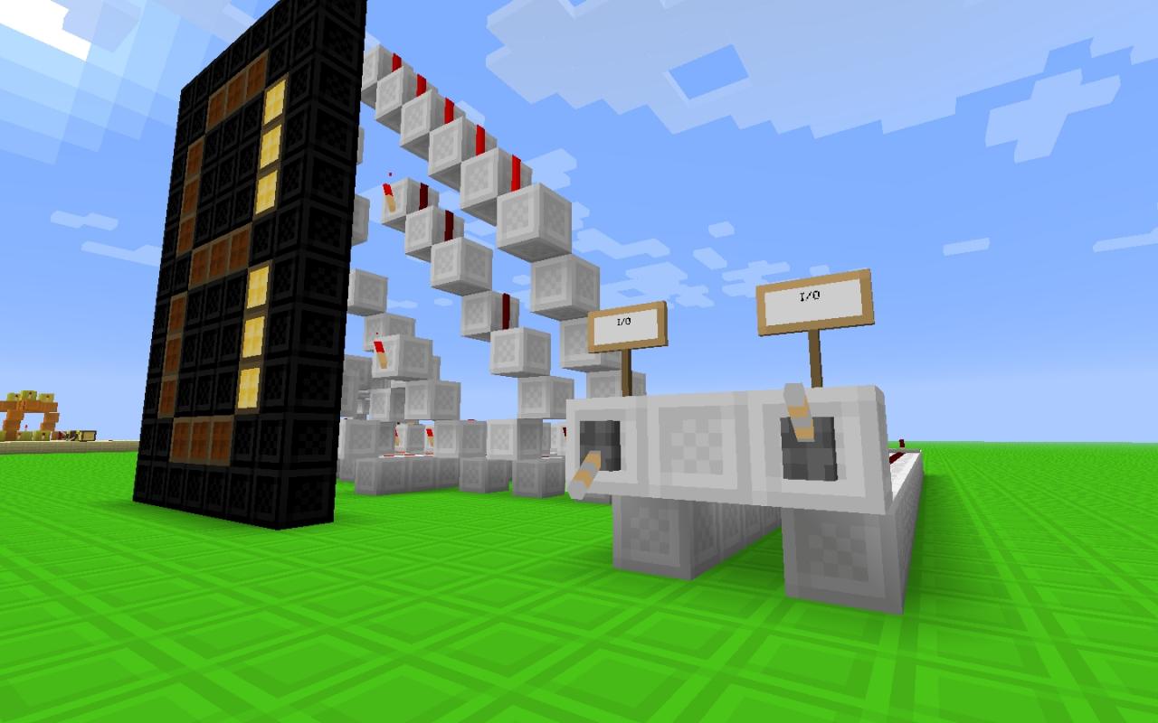 Addition Calculator Updated (1-bit) Minecraft Map