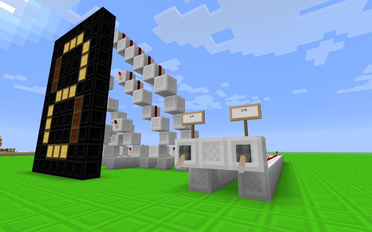 Addition Calculator Updated (1-bit) Minecraft Map