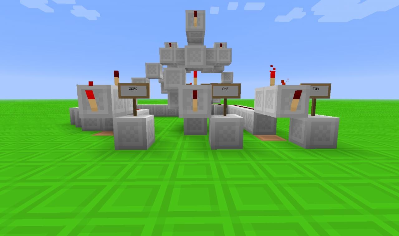 Full Adder (Original Design) Minecraft Map