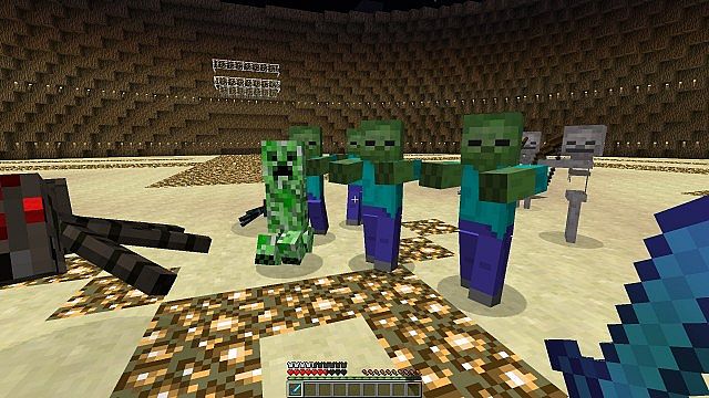 Redstone minigames: Three areas Minecraft Map