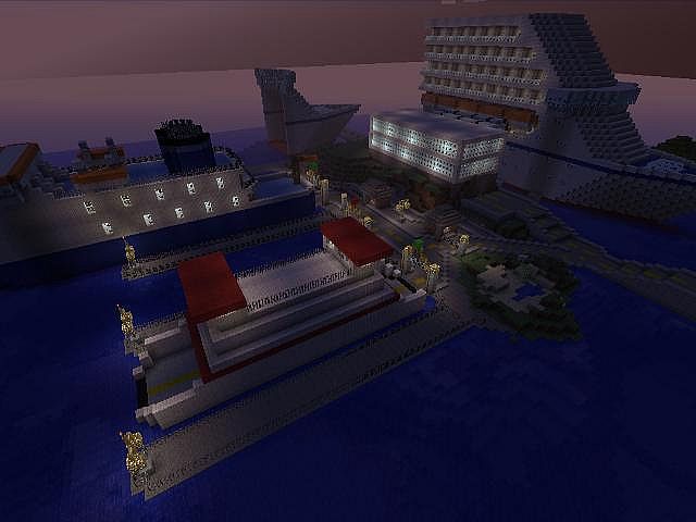Ferry/Cruise Terminal Minecraft Map