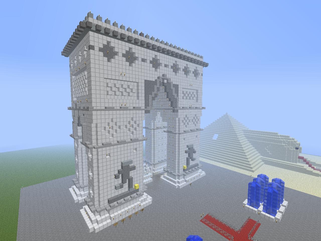 Famous Buildings - Arc de Triomphe Minecraft Map