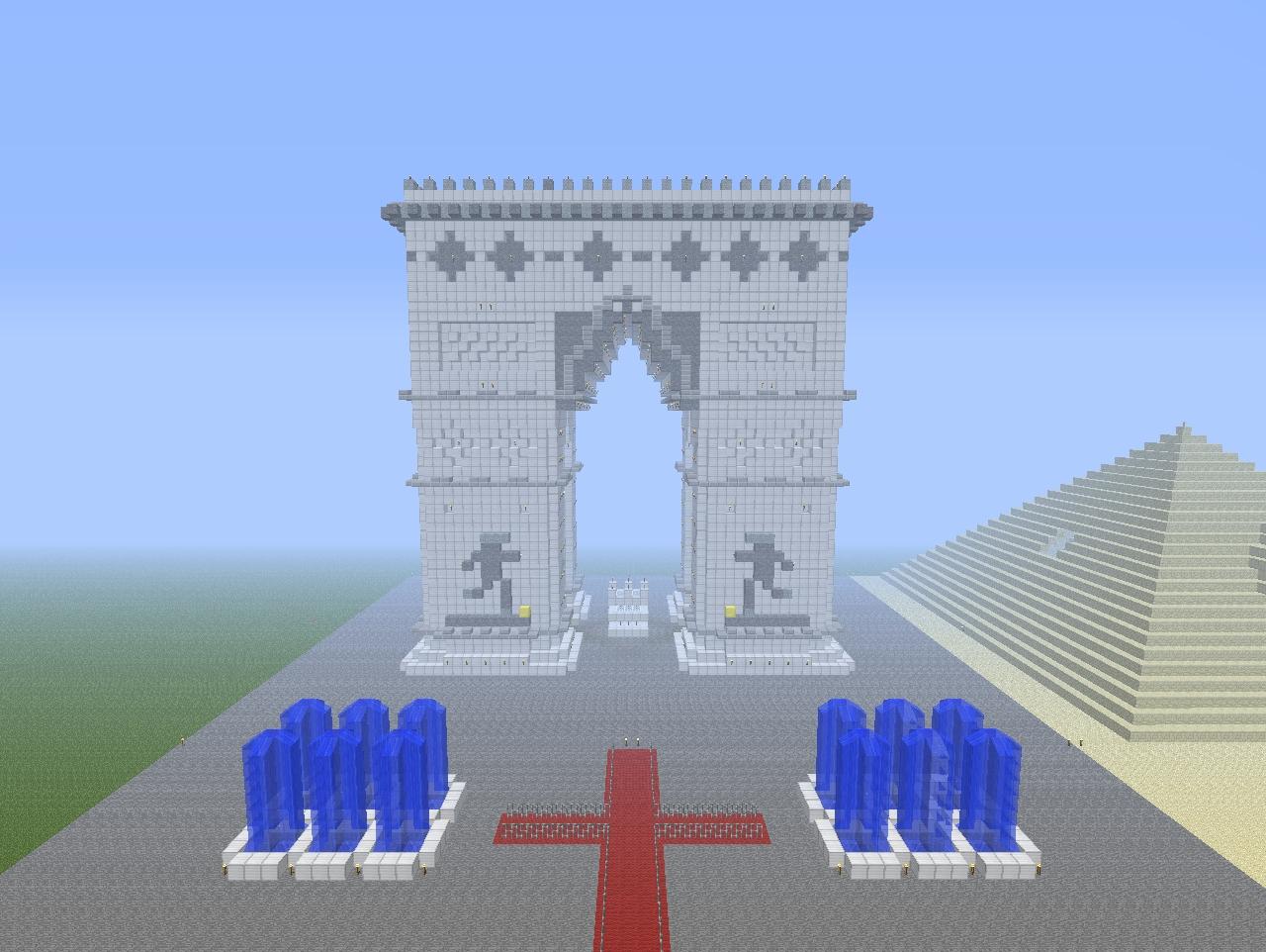 Famous Buildings - Arc de Triomphe Minecraft Map