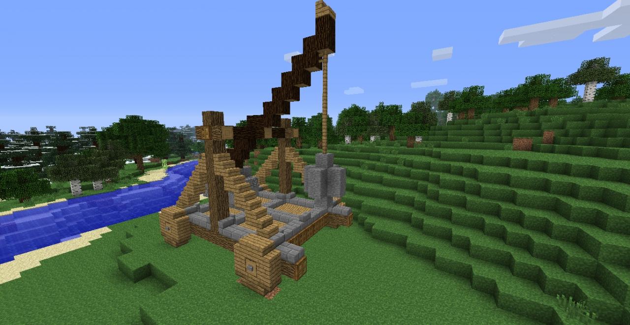 Medieval Trebuchet Minecraft Map
