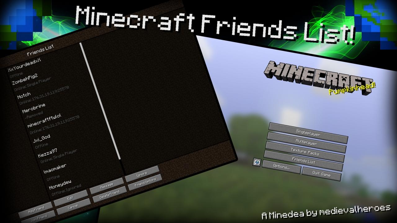 Minecraft Friends List Minedea! [High Quality] Minecraft Blog