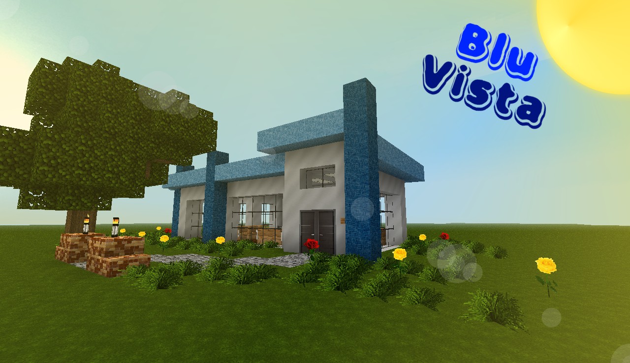 Blu Vista - Modern Home Minecraft Map
