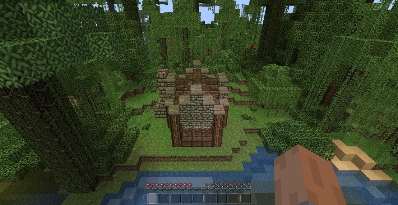 Medieval Jungle Cabin Minecraft Map