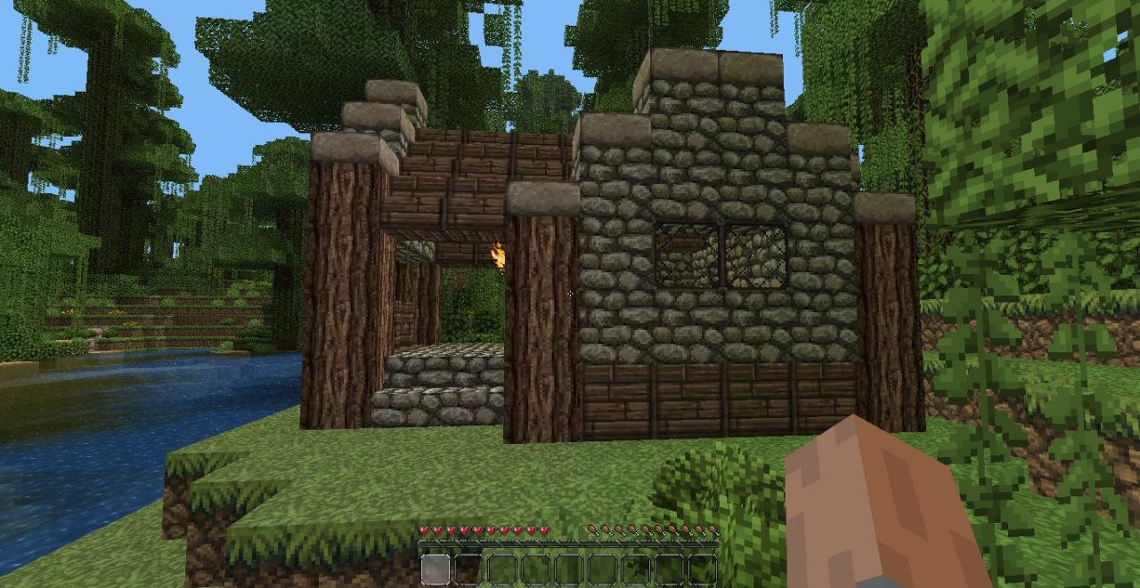 Medieval Jungle Cabin Minecraft Map
