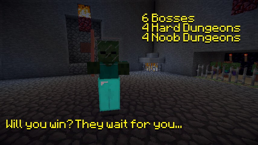 Minecraft Bosses - By NekuShikazu (FEATURES CO-OP) Minecraft Map