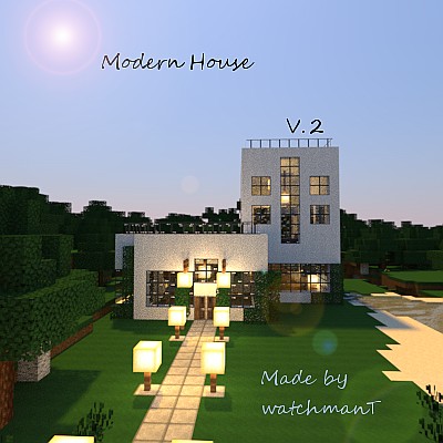 Modern(ish) house Minecraft Map