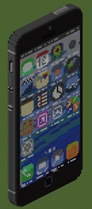 iPhone 5 Minecraft Map