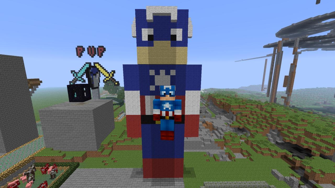 Captain America Minecraft Blog
