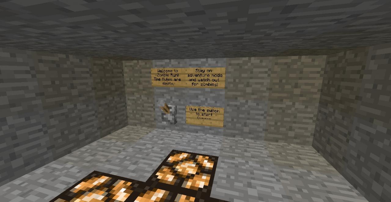 Zombie Run Minecraft Map